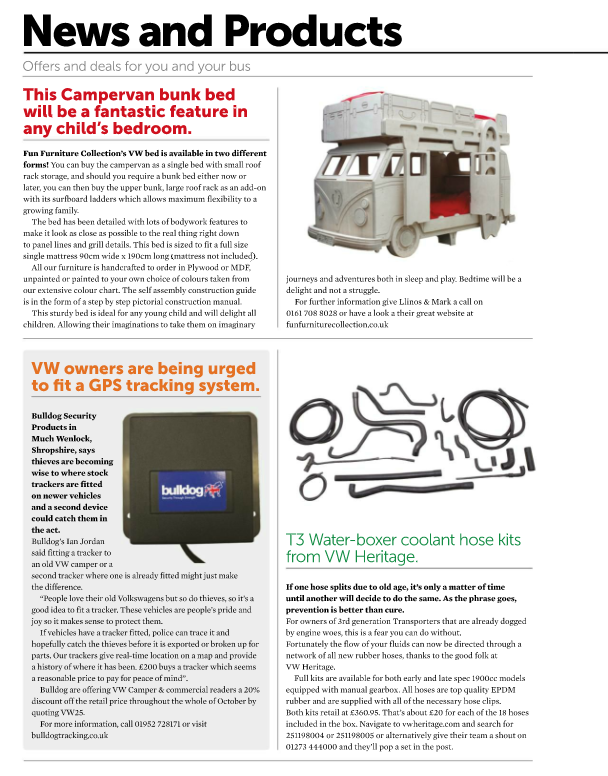 Look Out For Us In The VW Camper & Commercial Mag - Bulldog Security ...